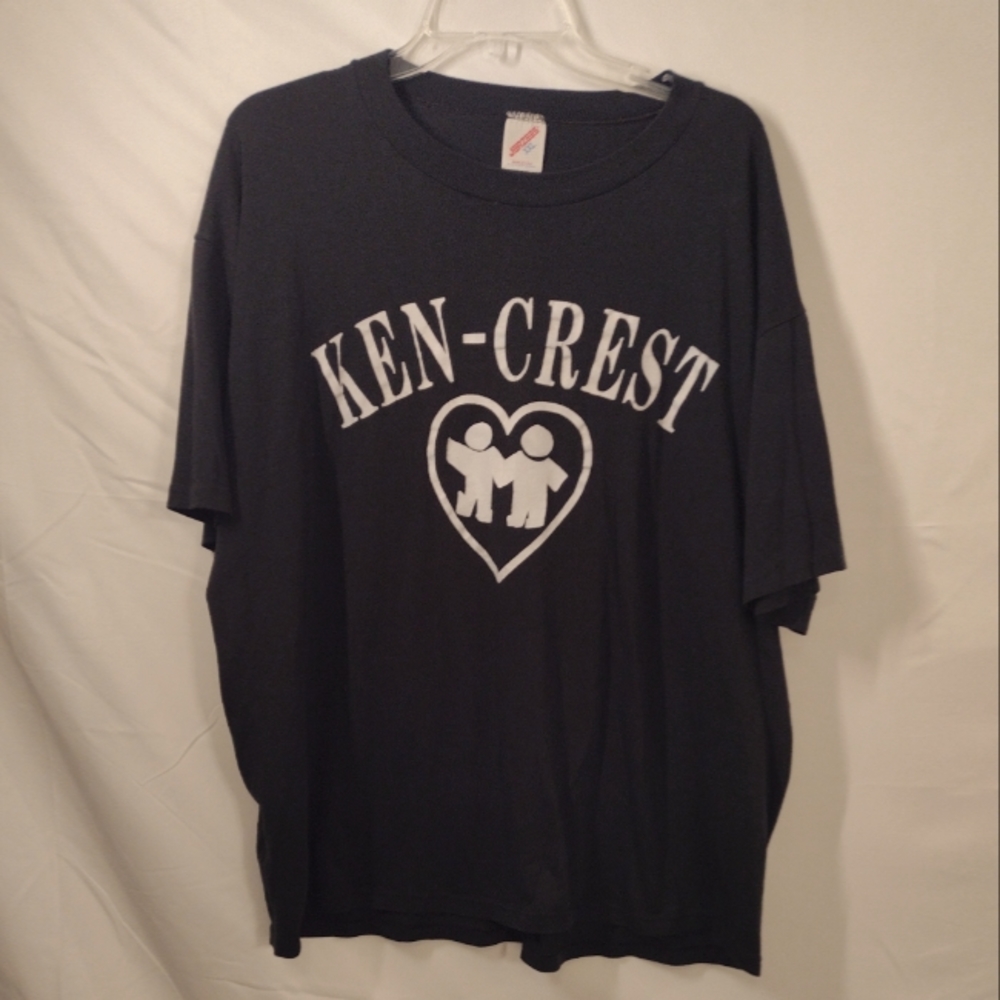 Vintage Jerzees Tag Single Stitch - Ken-Crest Black T… - Gem